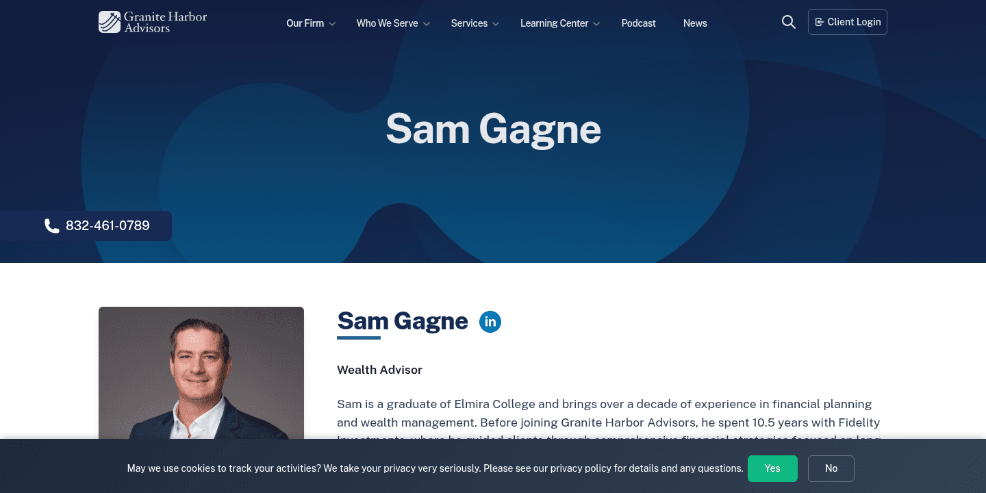 Sam Gagne | Granite Harbor Advisors